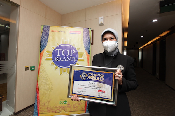 Semakin Dipercaya,Prodia Kembali Raih Top Brand Award 2021