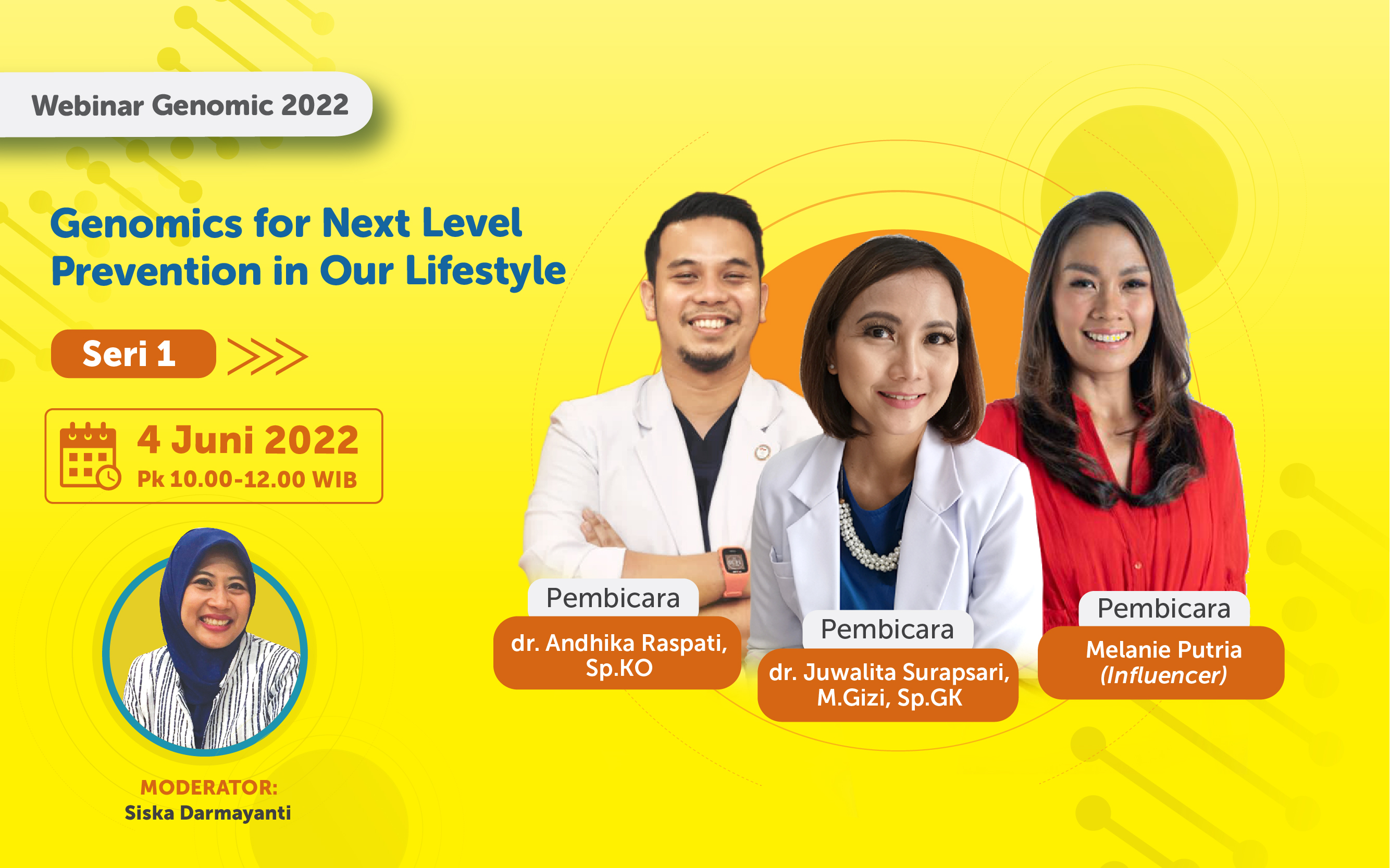 Webinar Genomics: Genomics for Next Level Prevention in Our Lifestyle ...