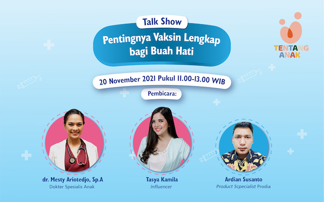 Talkshow Prodia Children Health Care bersama Tentang Anak